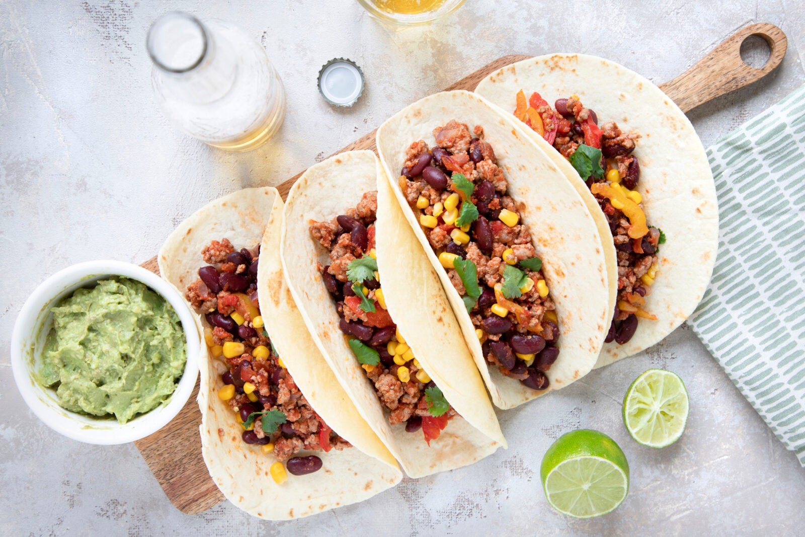 Taco, czyli meksyk w kuchni - Taco z fasolą | Modanaurode moda, zdrowie ...