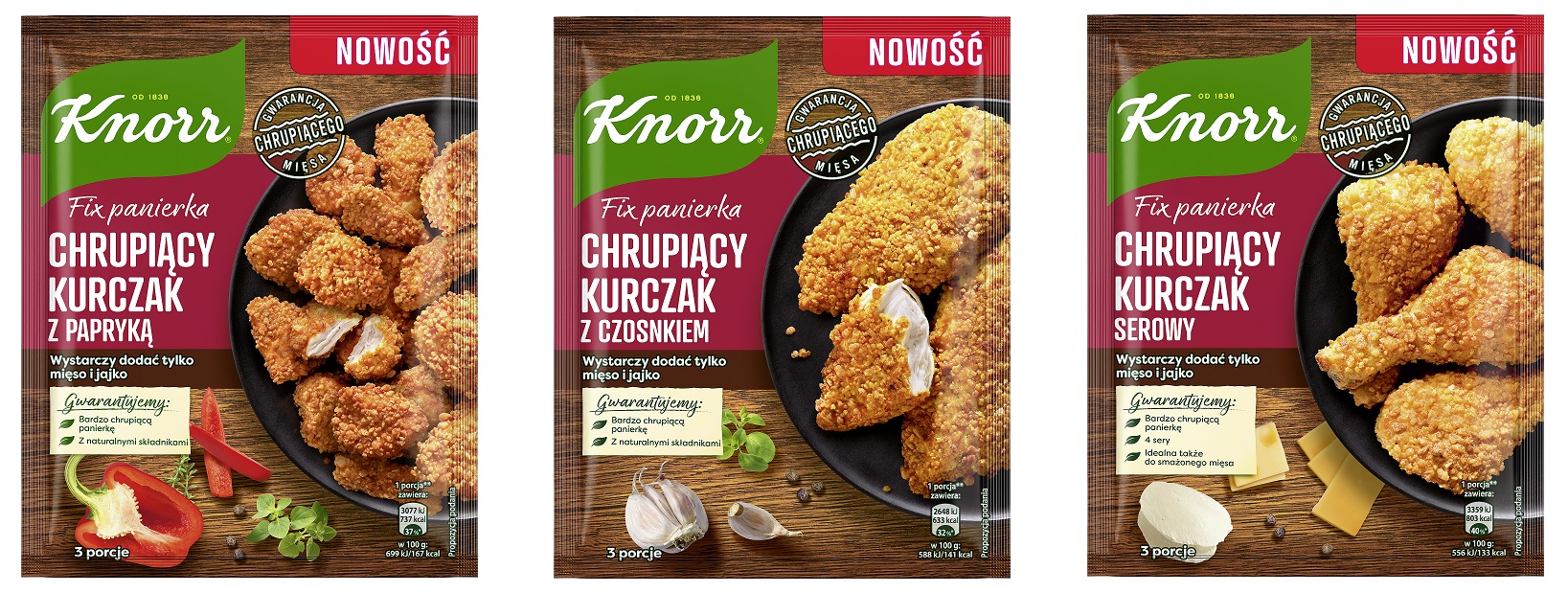 Panierka Chrupiący Kurczak – idealnie chrupiące mięso w trzech ...